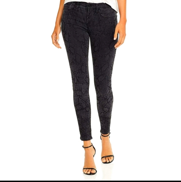 Frame Denim | Jeans | Frame Le Skinny De Jeanne Snake Print Jeans In ...